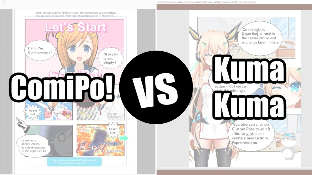 ComiPo! VS KumaKuma: A Comparison